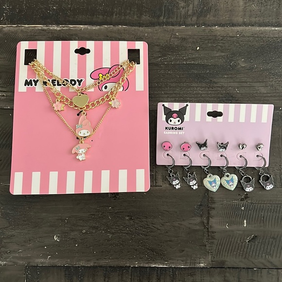Hot Topic | Accessories | My Melody Kuromi Jewelry Set | Poshmark